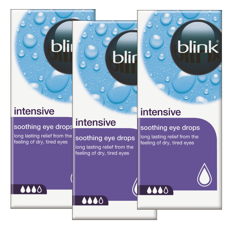 Krople Blink Intensive 2x10 ml + trzecie GRATIS – sklep bezokularow.pl