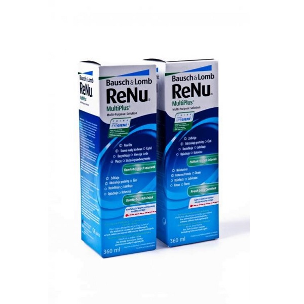 Zestaw: Renu Multiplus 2x360 ml (dwupak) – sklep bezokularow.pl