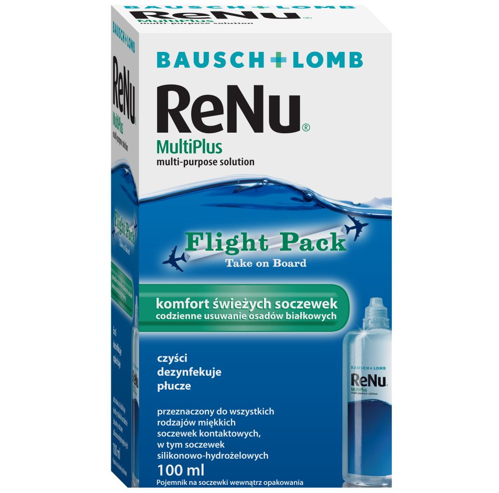 Renu Multiplus 100 ml FlightPack – sklep bezokularow.pl